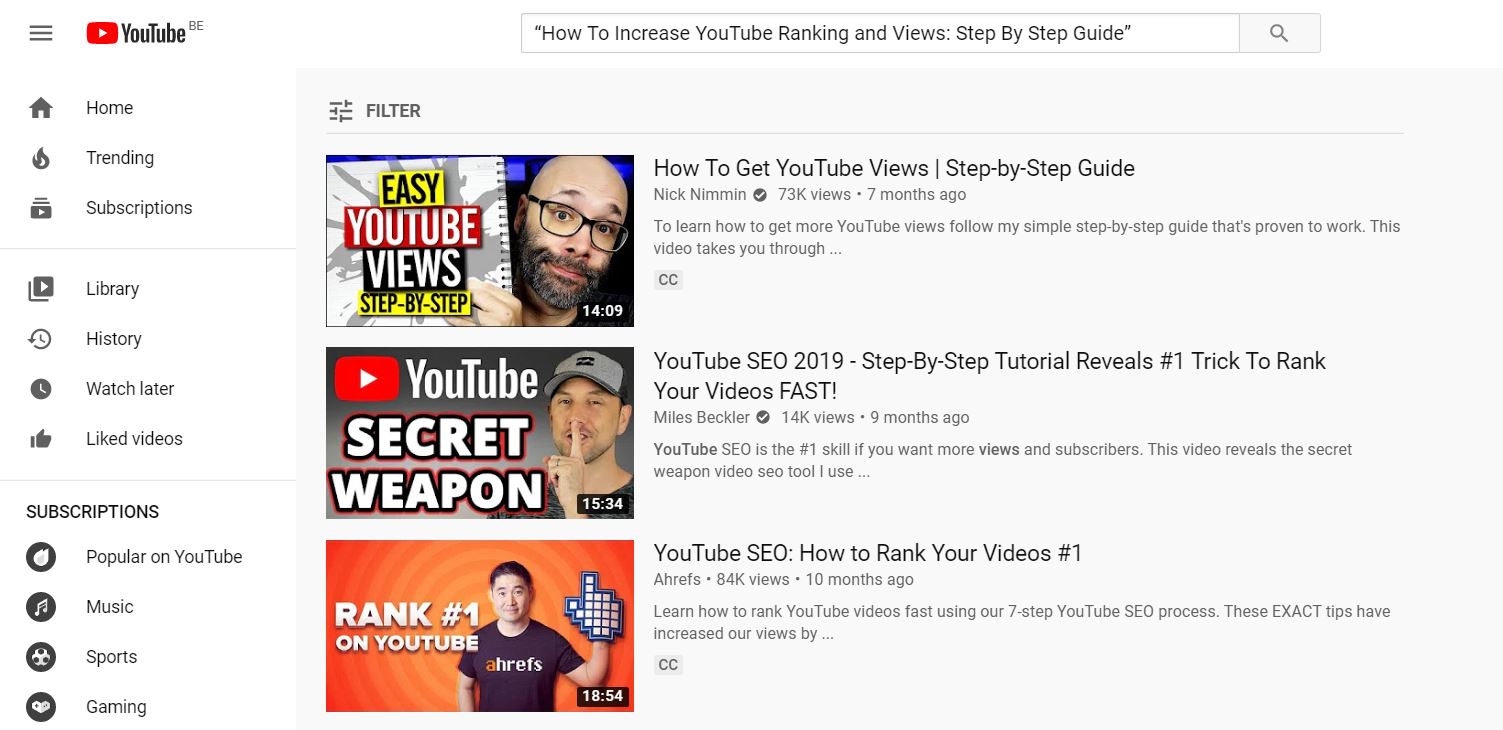 How To Get YouTube Ranking On The Front Page: Easy Guide. – Page 2 ...